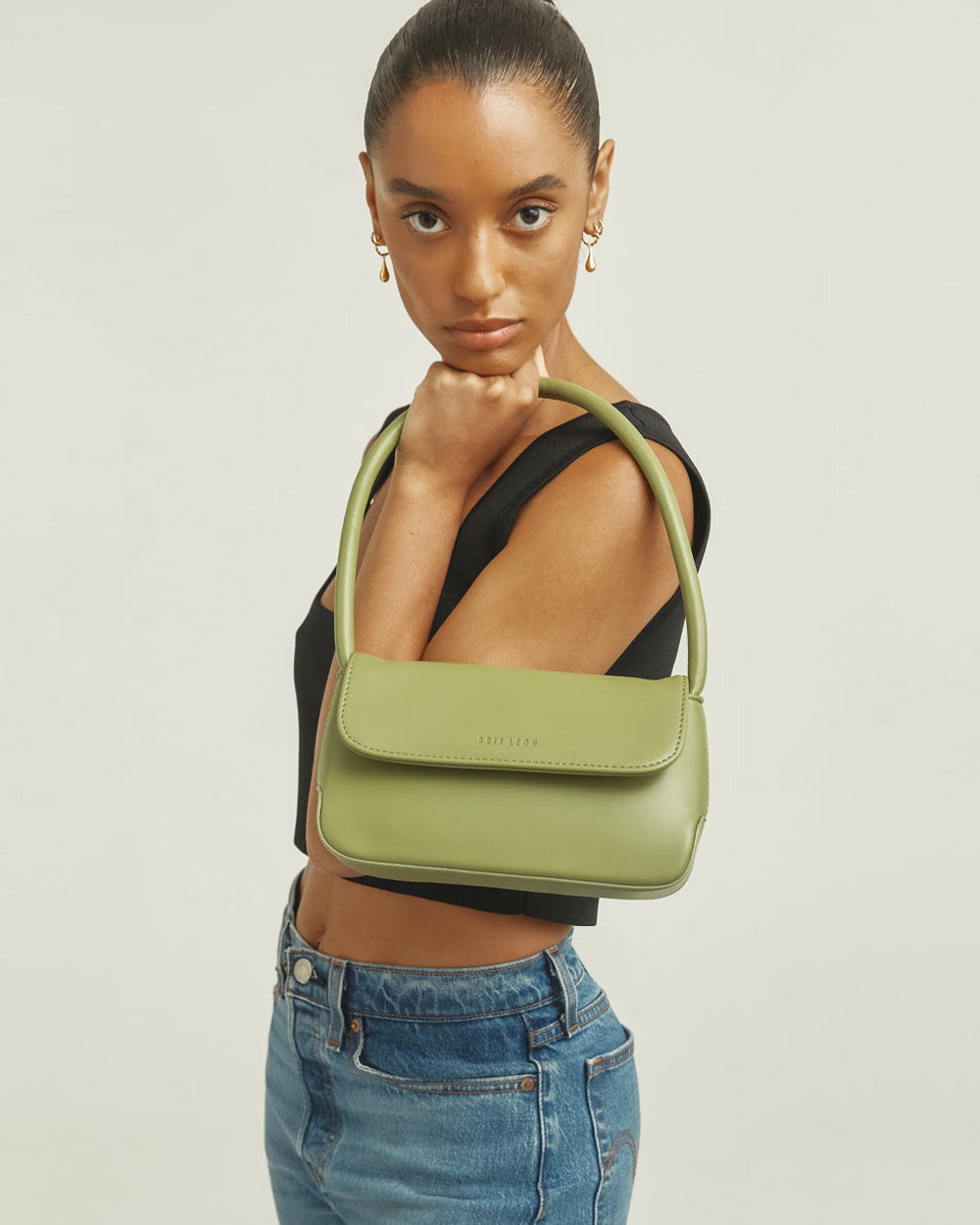 Brie Leon Mini Camille Bag - green | Garmentory