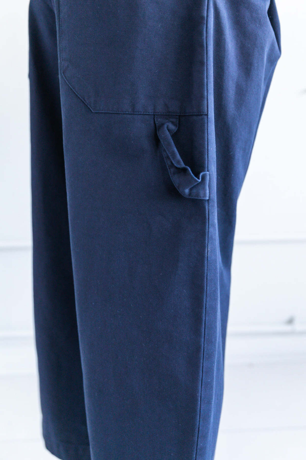 Studio Nicholson Bridges Raised Cotton Twill Pants - Dark Navy | Garmentory