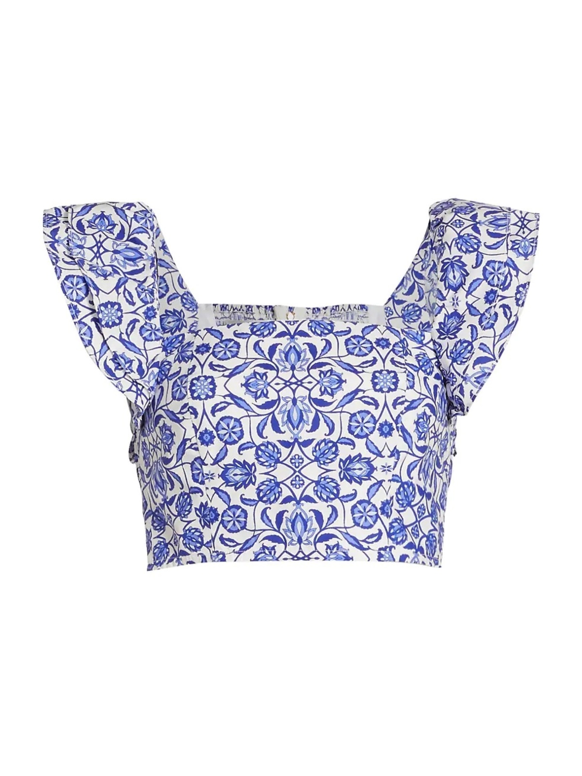 Cara Cara Darby Top - Spanish Tile Blue | Garmentory