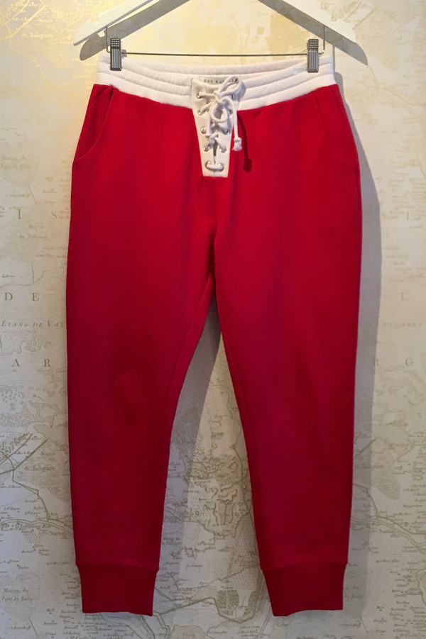 Zoe Karssen Lace Up Cropped Sweatpants | Garmentory