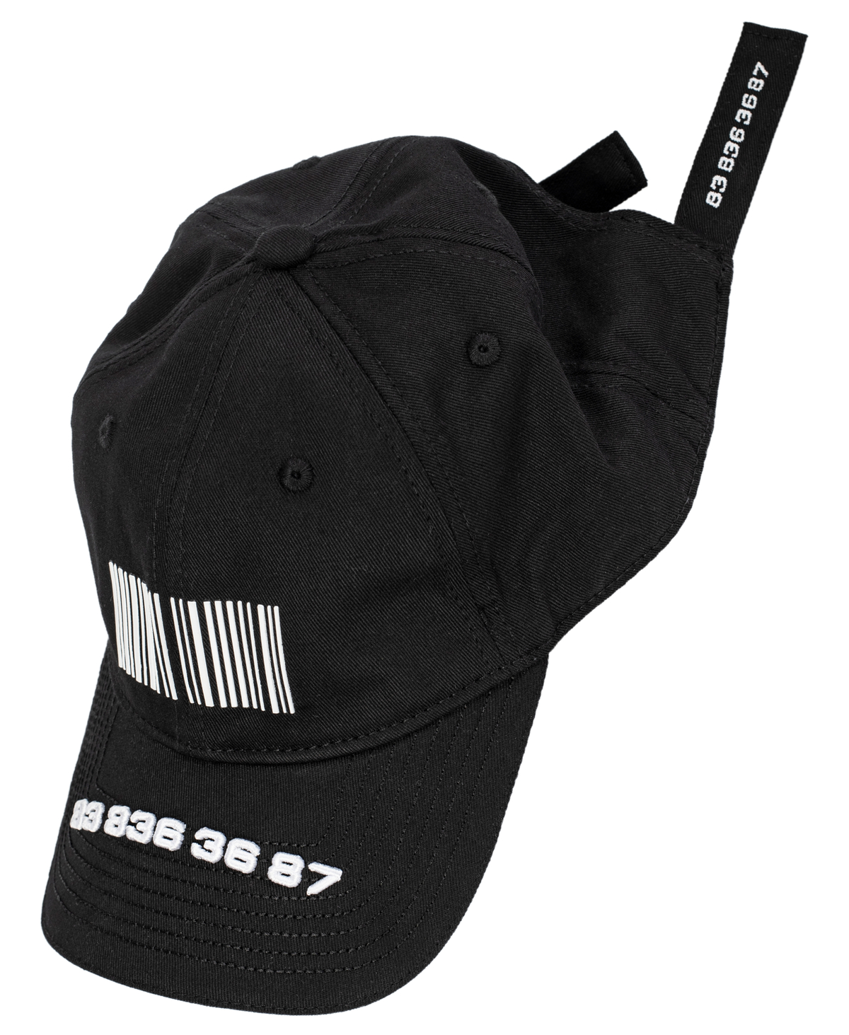 VTMNTS Barcode Print Baseball Cap | Garmentory