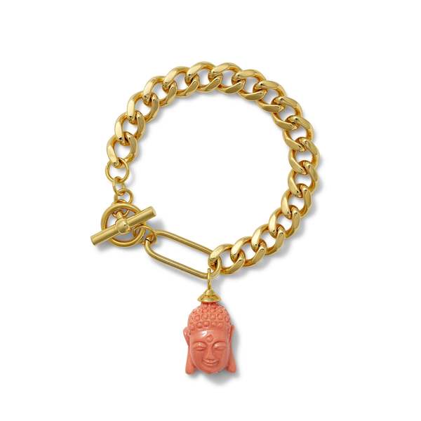 CC & CO by Catherine Canino Persimmon Buddha Bracelet | Garmentory