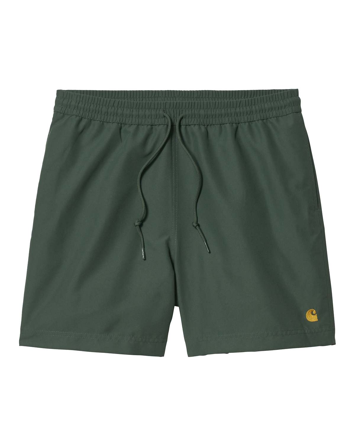 CARHARTT WIP CHASE SWIM TRUNK - HEMLOCK GREEN/GOLD | Garmentory