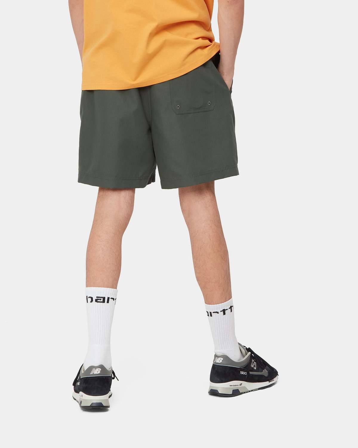 CARHARTT WIP CHASE SWIM TRUNK - HEMLOCK GREEN/GOLD | Garmentory