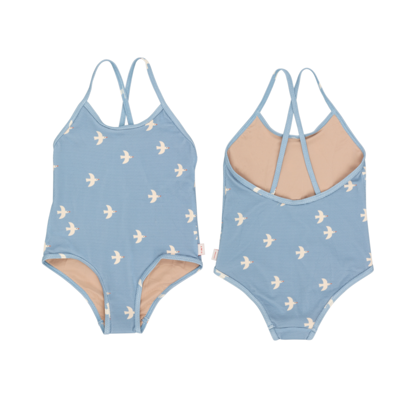 Kids Tinycottons Birds Swimsuit | Garmentory