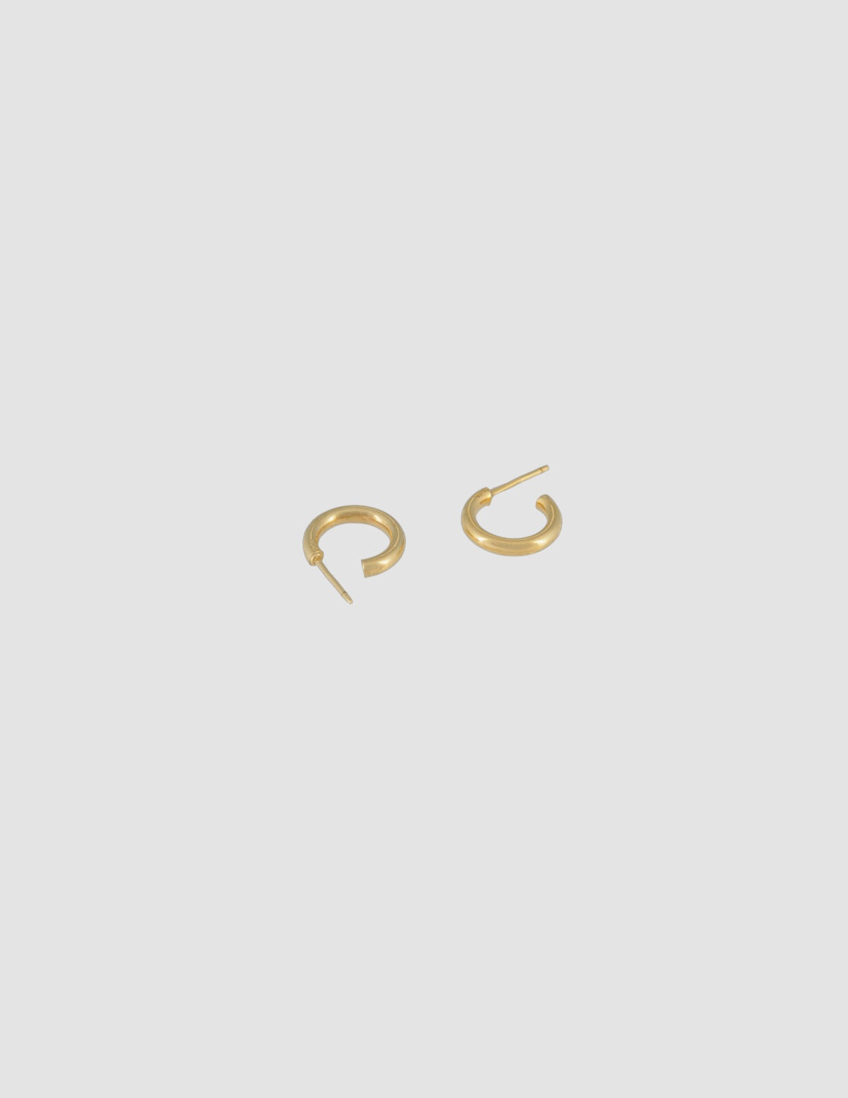 LES SOLIDES mini hoops pair 12 - gold | Garmentory