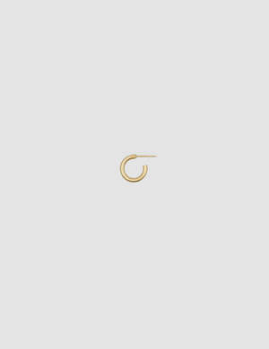 LES SOLIDES mini hoops pair 1.2 - gold | Garmentory