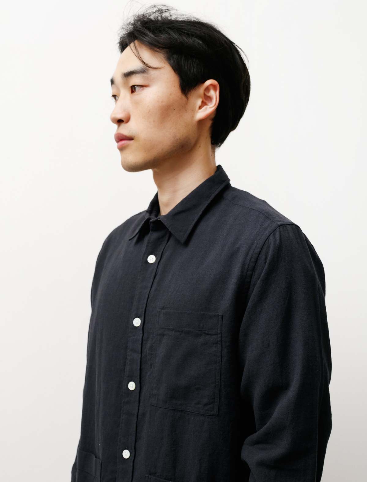 Norse Projects Thorsten Cotton Linen - Dark Navy | Garmentory