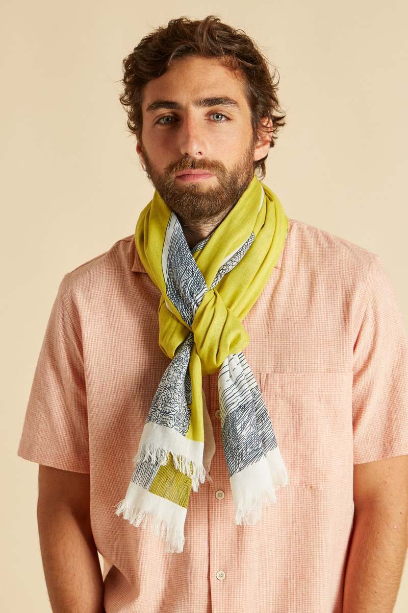 Inoui Editions Simone Scarf - Yellow | Garmentory