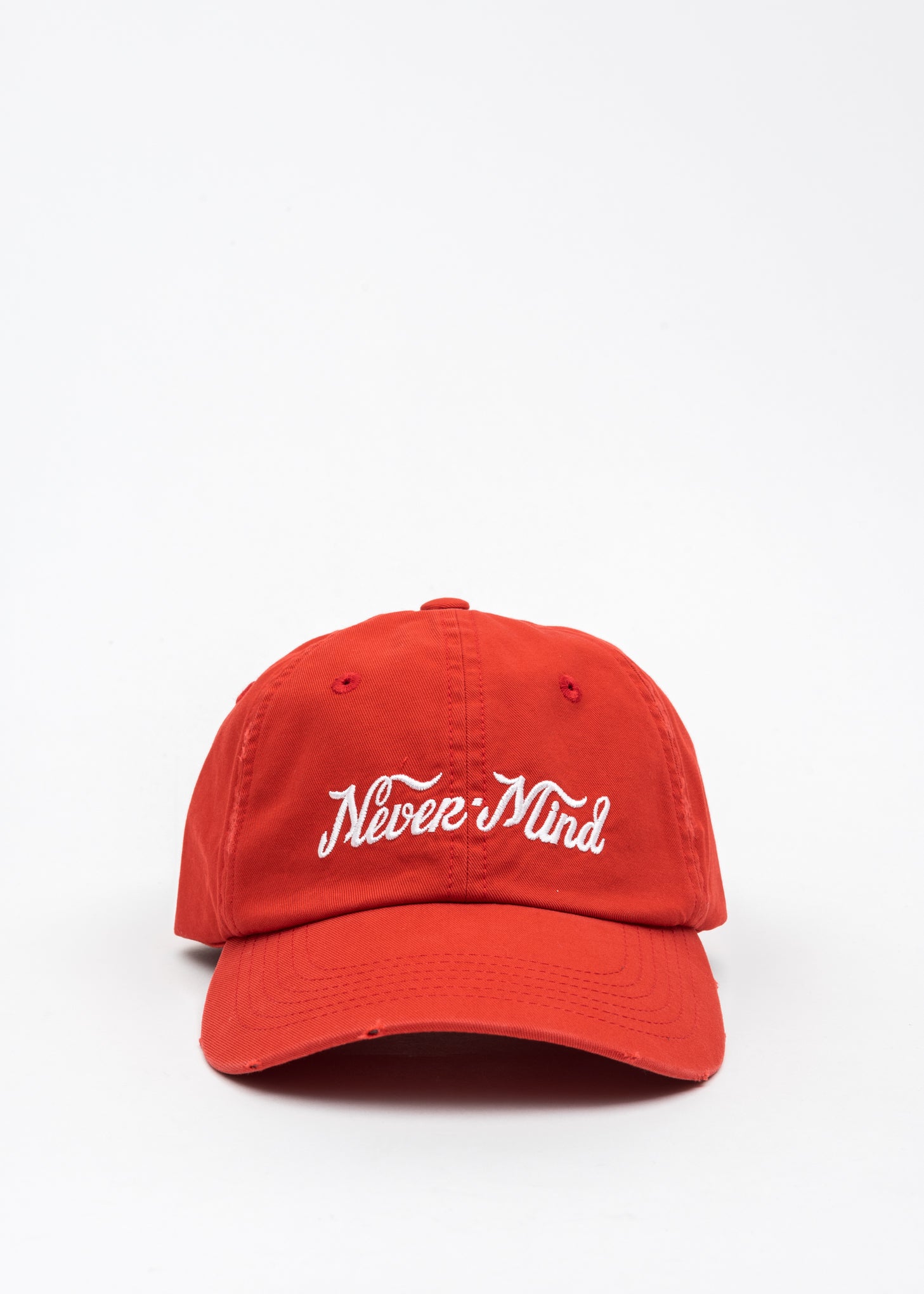 Washed BOOSTER NEVERMIND Cap - Red | Garmentory