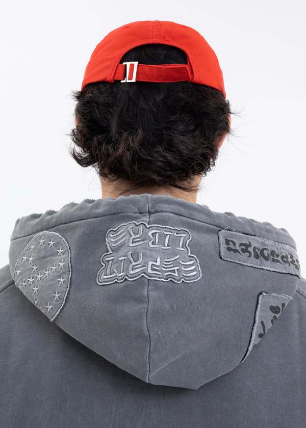 Washed BOOSTER NEVERMIND Cap - Red | Garmentory