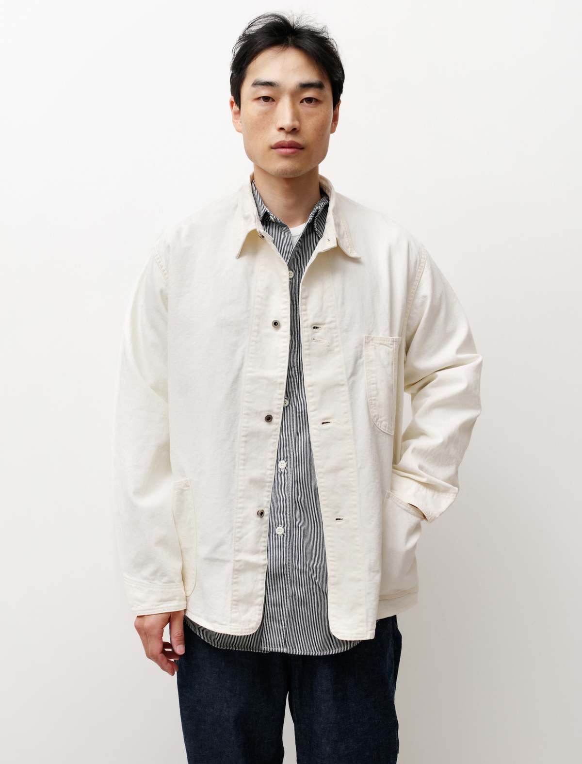Orslow 1940's Coverall - Kinari Denim Ecru | Garmentory