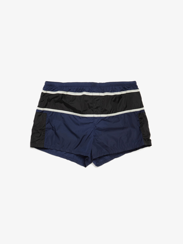 Prada M Perforation Lining Shorts - Black/Blue | Garmentory