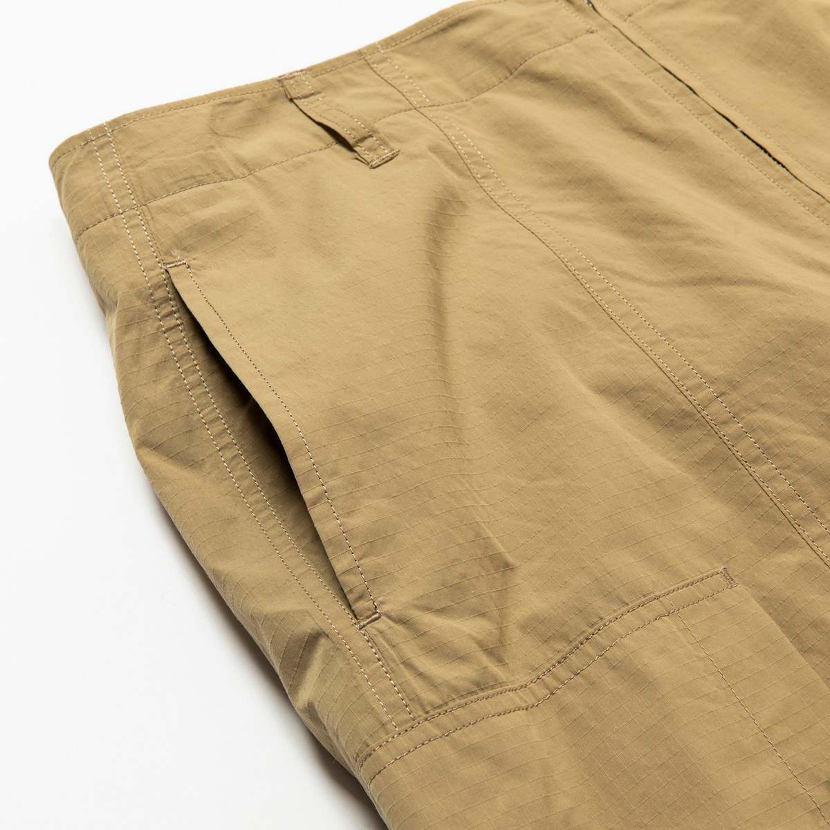 Meanswhile Fatigue Rip Cargo Pants - Beige | Garmentory