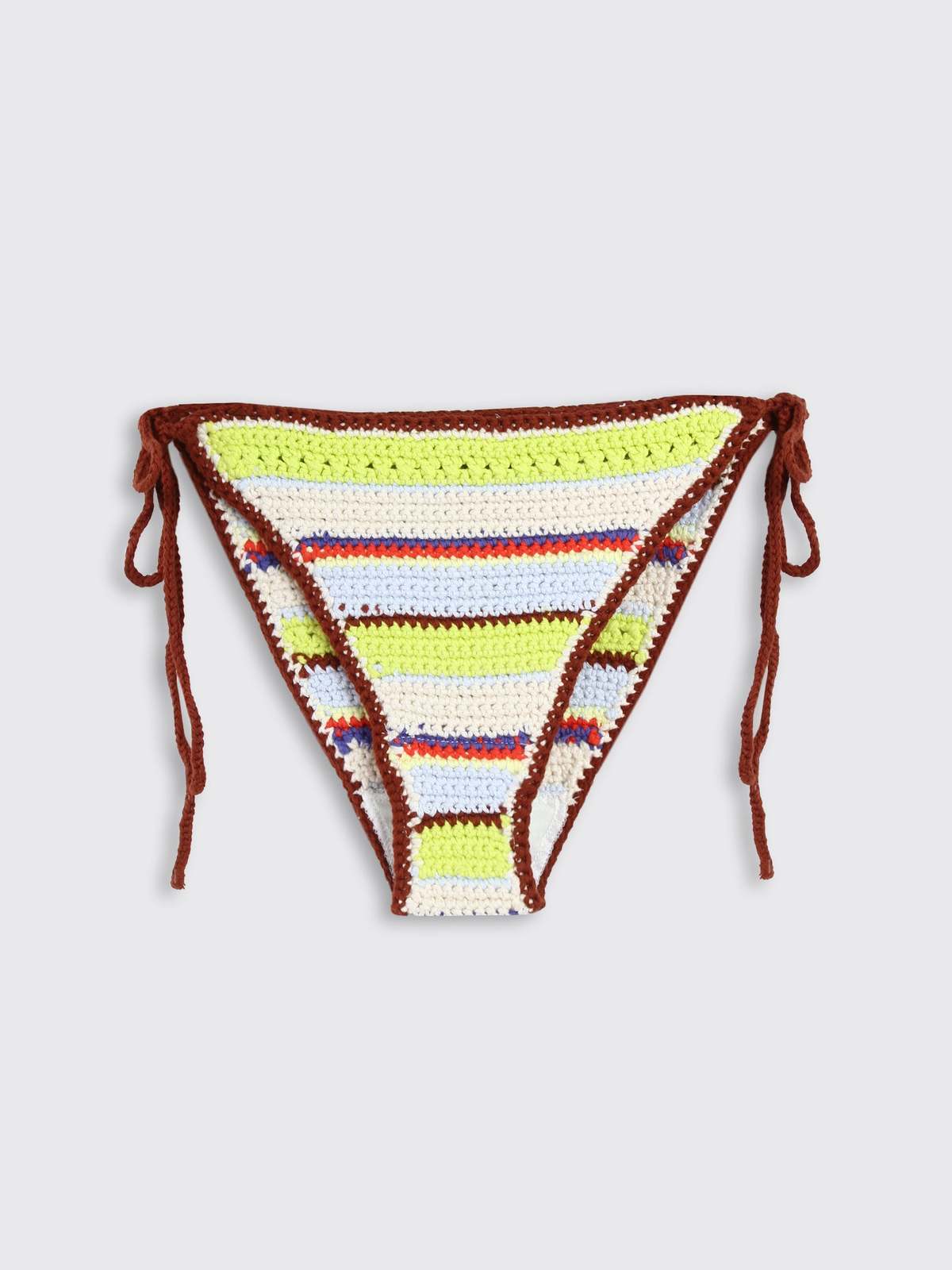 Ganni Crochet String Bikini Briefs - Multicolor | Garmentory