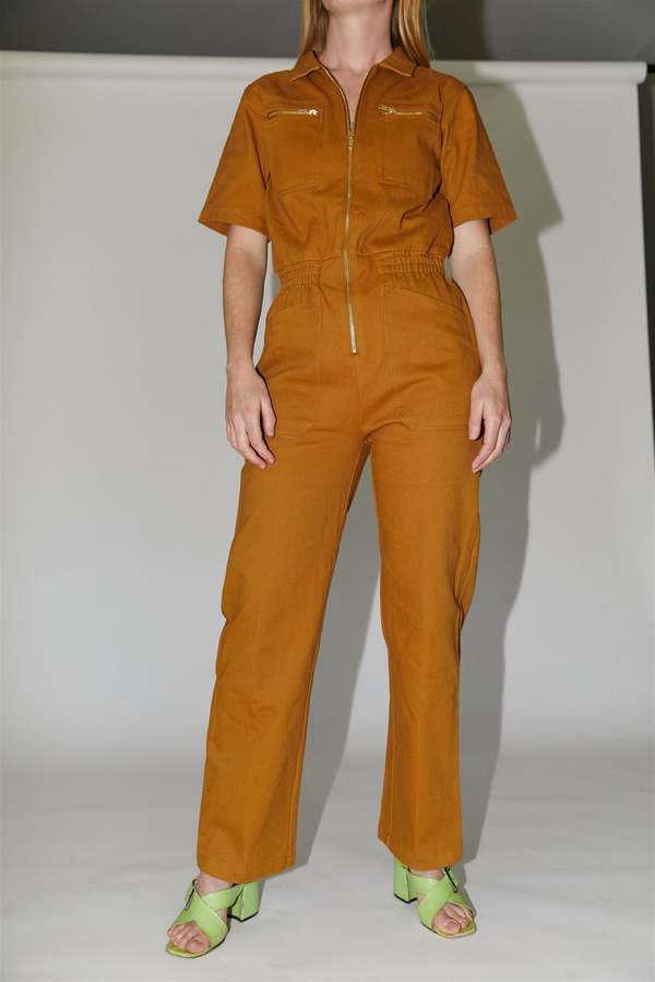 L.F.Markey Danny Boilersuit - Saffron | Garmentory