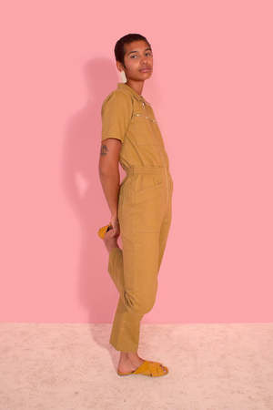 L.F.Markey Danny Boilersuit - Saffron | Garmentory