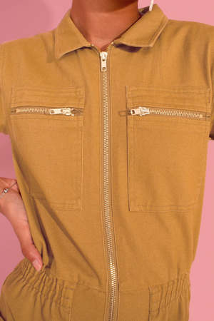 L.F.Markey Danny Boilersuit - Saffron | Garmentory