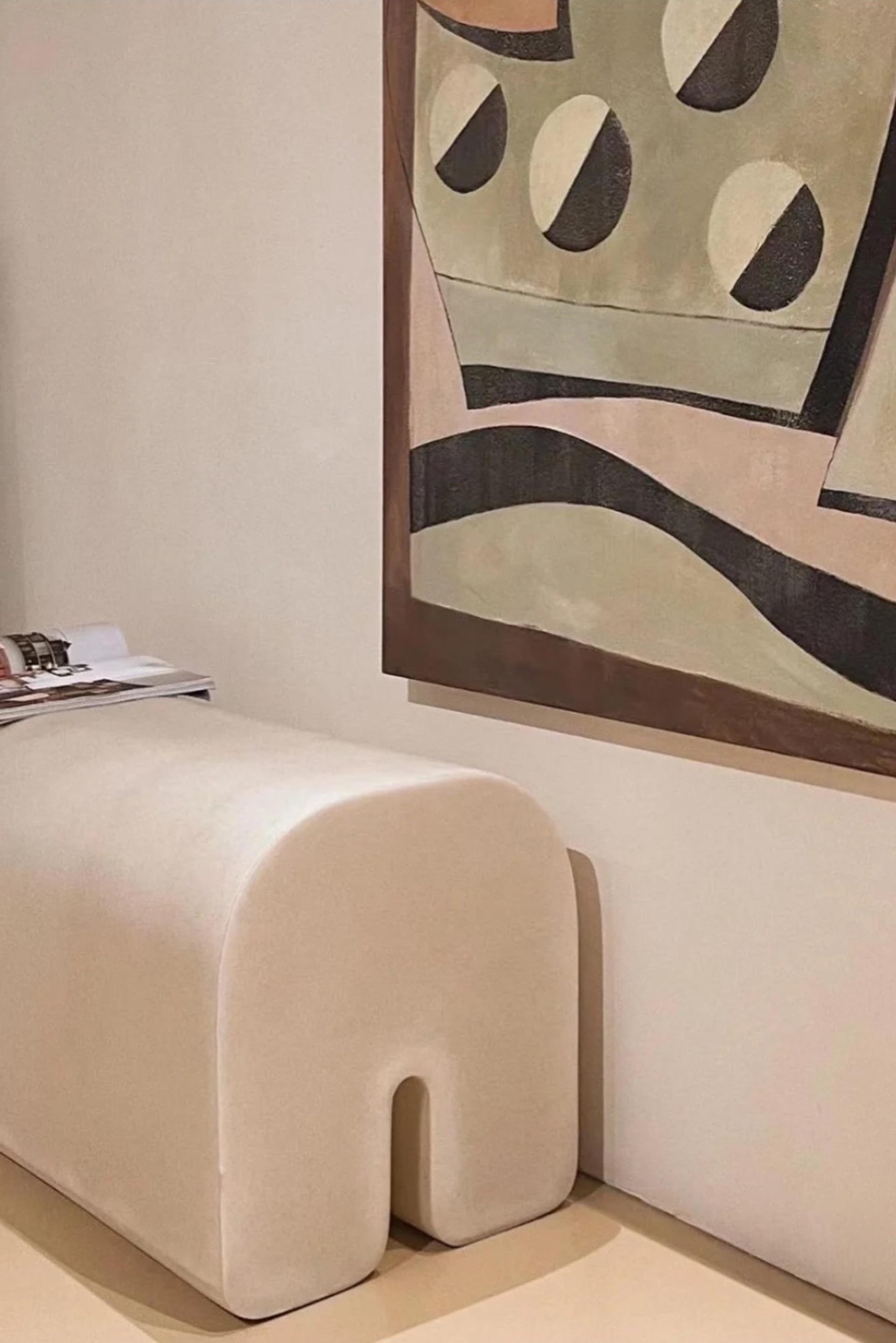 Kar Studio Arch Bench - White | Garmentory