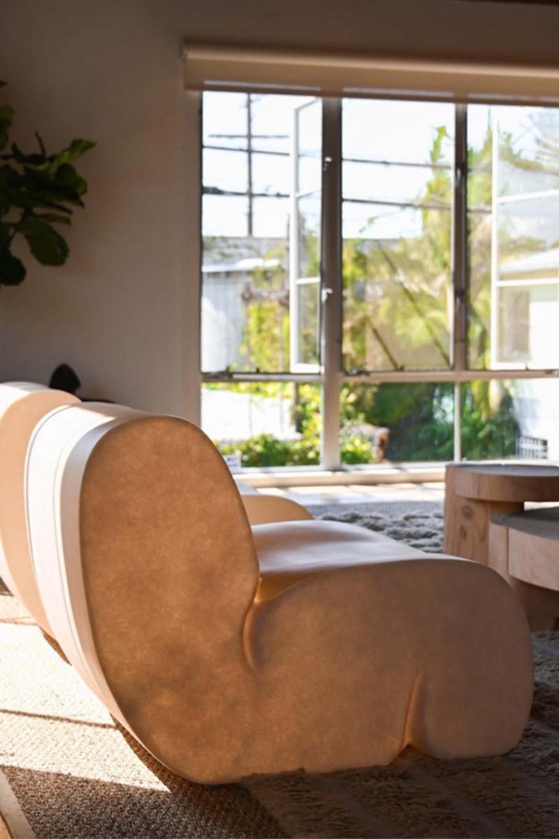 Kar Studio Curl up Lounge - White | Garmentory