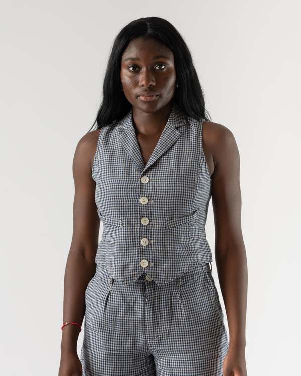 Alex Mill Keaton Vest - Gingham | Garmentory