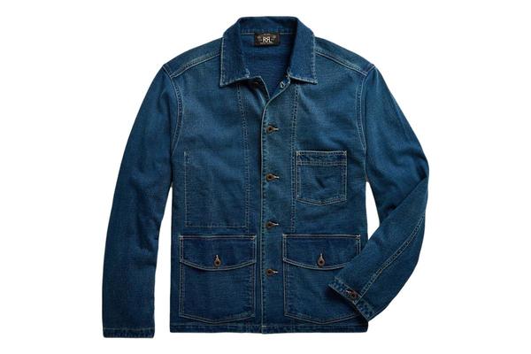 RRL Jersey Chore Jacket - Indigo | Garmentory