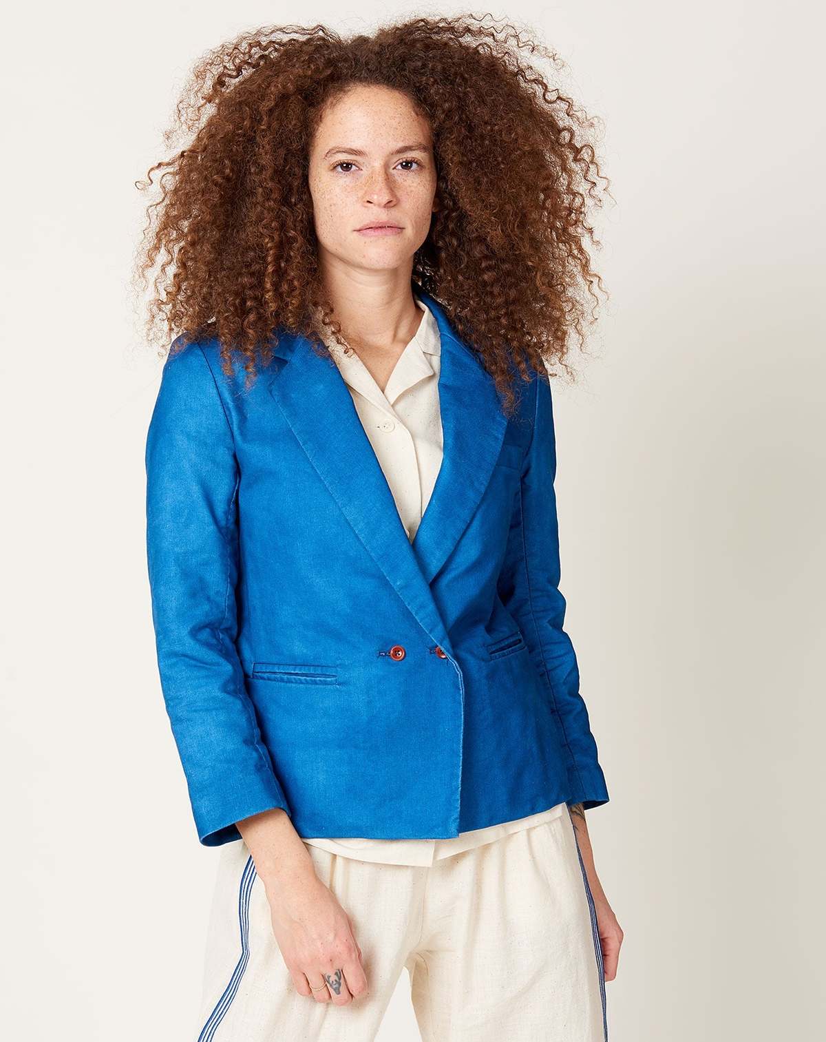 Caron Callahan Joshua Jacket - Indigo Twill | Garmentory