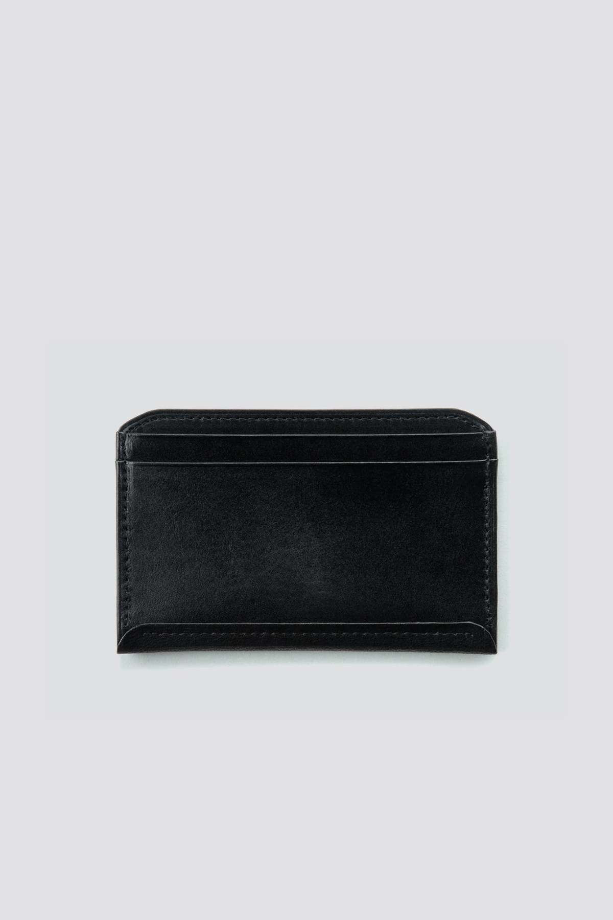 Postalco Lamp Deerskin Flat Wallet - Black | Garmentory
