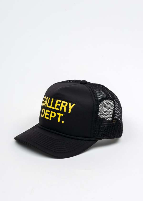 GALLERY DEPT. LOGO PAINTED Trucker Cap - Black | Garmentory
