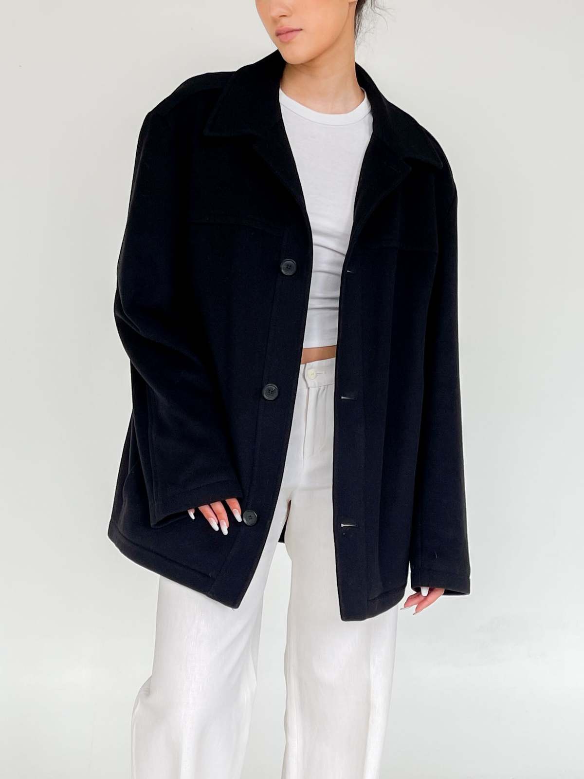Hugo Boss Wool Coat - Black | Garmentory