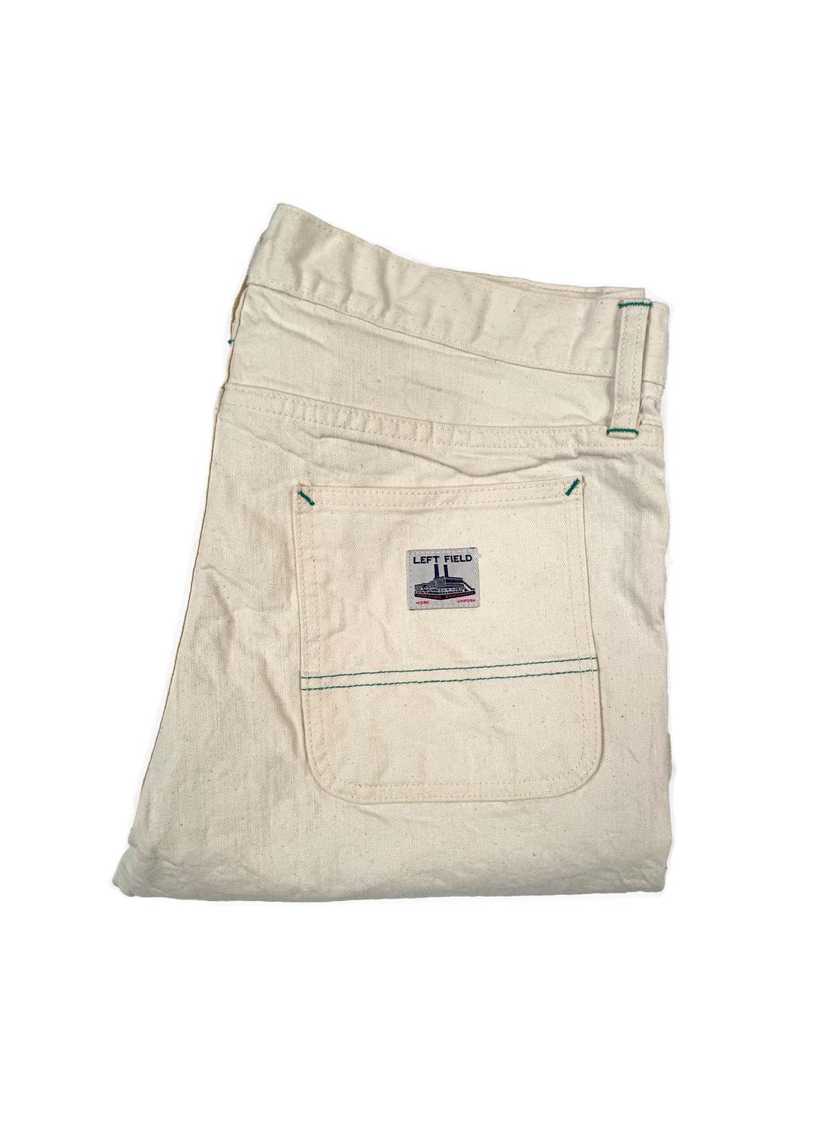 Left Field NYC Work Uniform Denim - Natural Cone White Oak | Garmentory