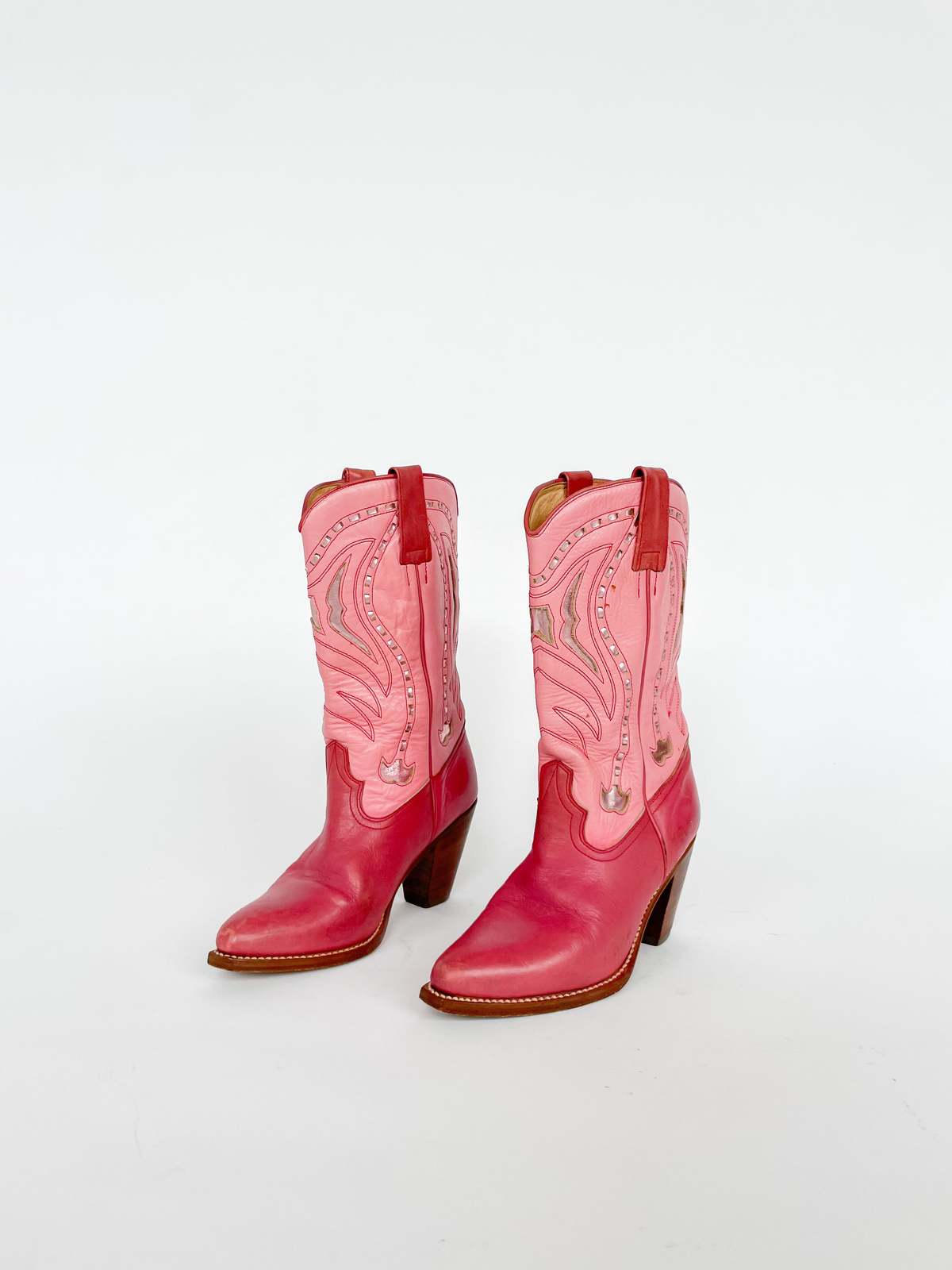 Cowboy Boot - Pink/Metallic Flame | Garmentory