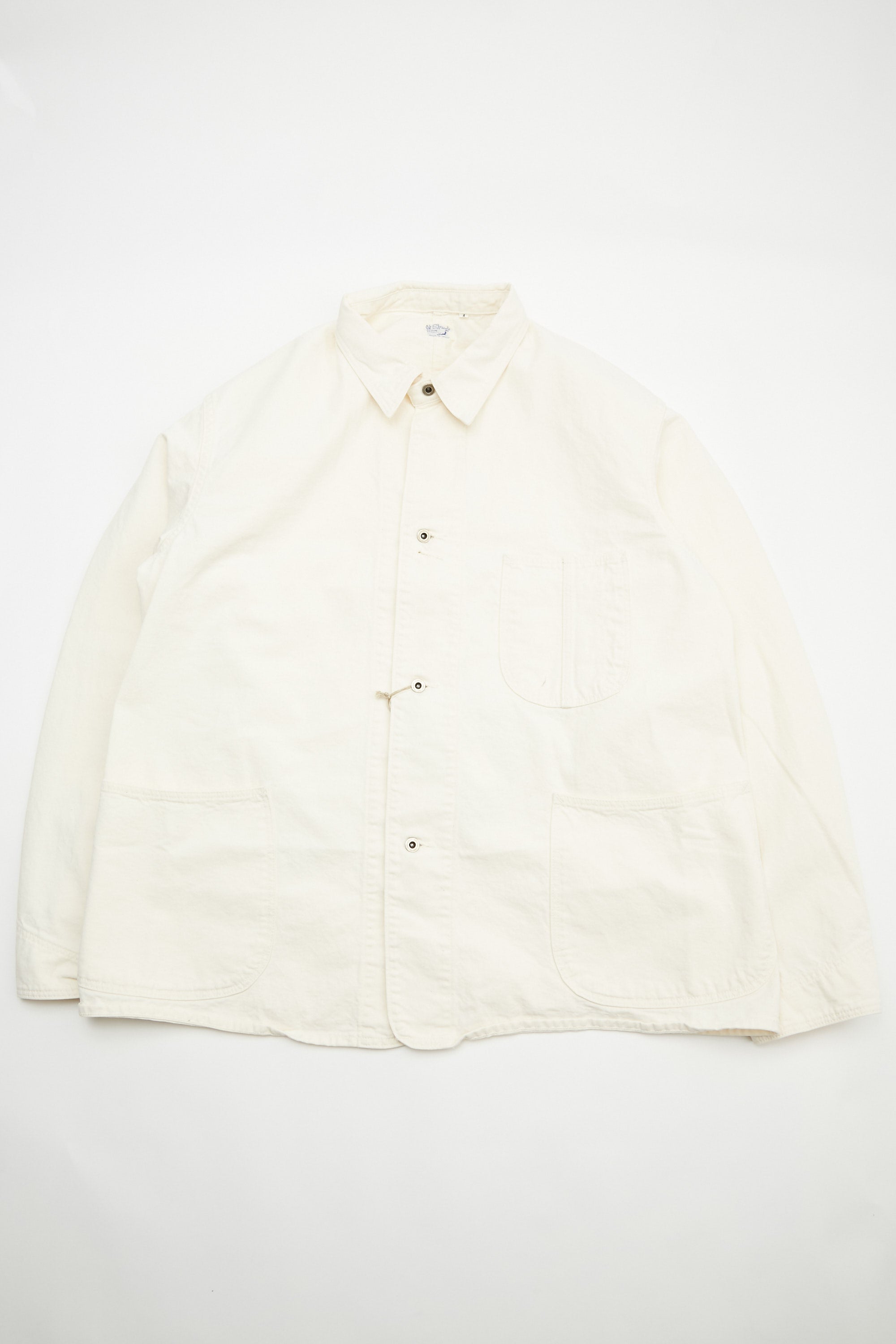 Orslow 1940s Coverall Kinari Denim - ECRU | Garmentory