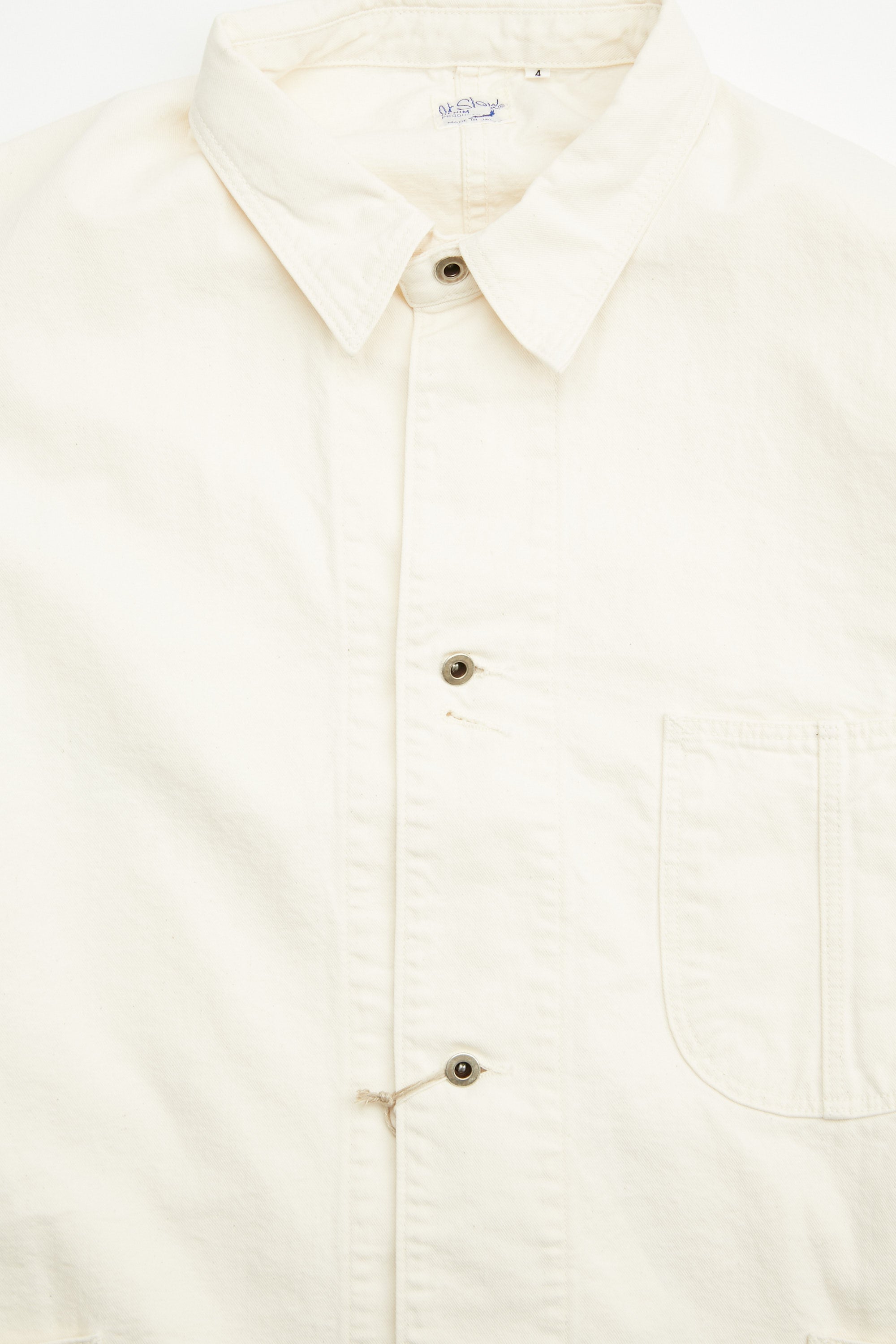 Orslow 1940s Coverall Kinari Denim - ECRU | Garmentory