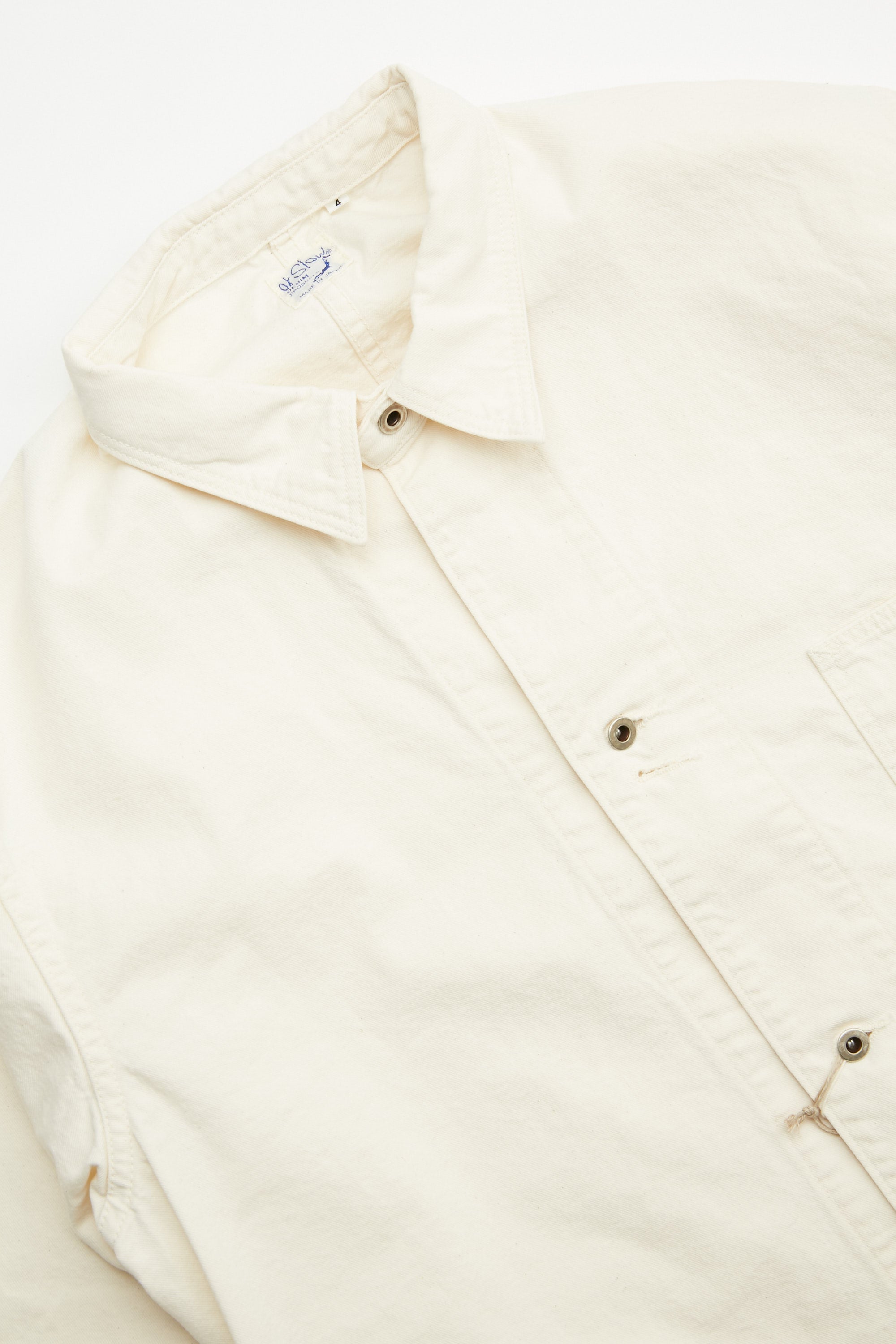 Orslow 1940s Coverall Kinari Denim - ECRU | Garmentory