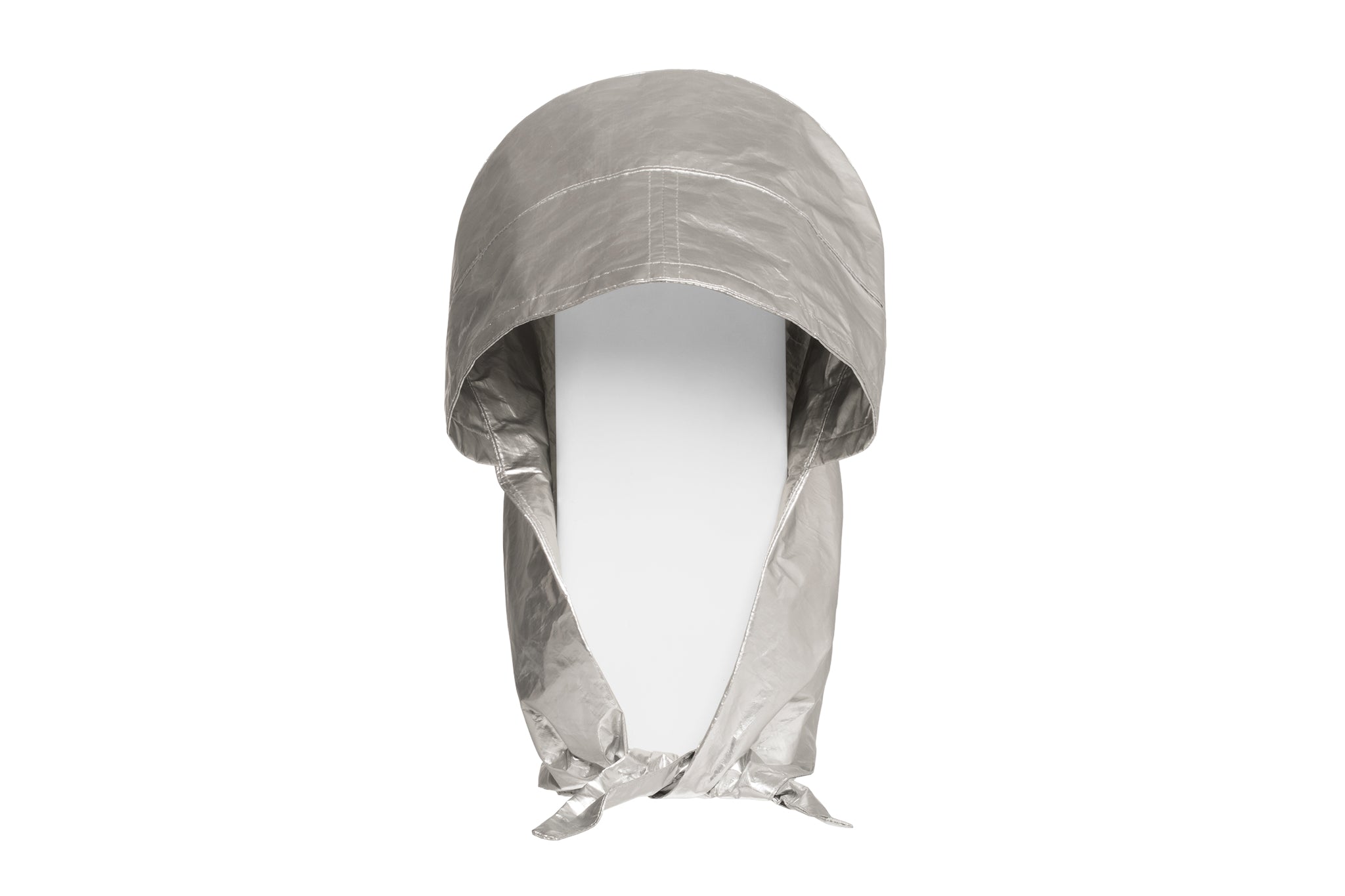 Rain Bonnet in Silver Nylon | Garmentory
