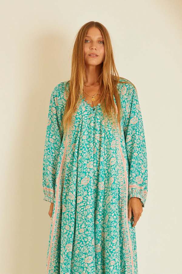 Natalie Martin Fiore Short - Floral Print Amalfi Sea | Garmentory