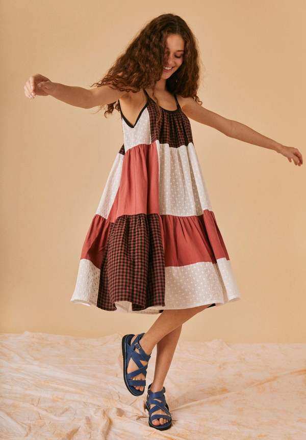 Sideline Dune Dress - Mix Patchwork | Garmentory