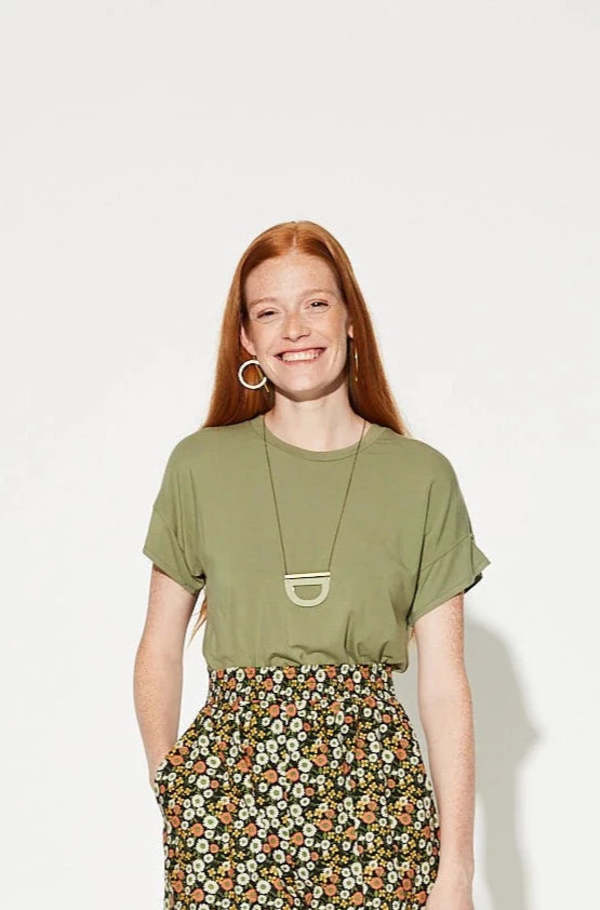 CHERRY BOBIN SS22 RAIN T-SHIRT - MATCHA | Garmentory