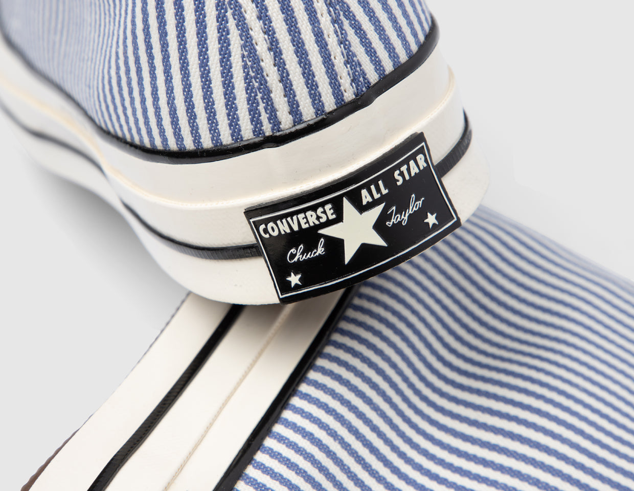 Converse Chuck 70 Crafted Stripe Hi Washed Indigo - Egret/Black ...