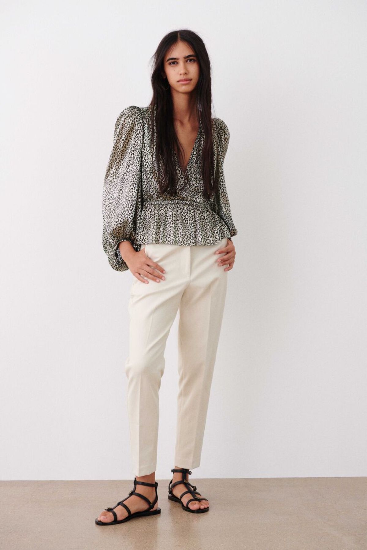 Ba&sh Caitlin Top - Vert | Garmentory