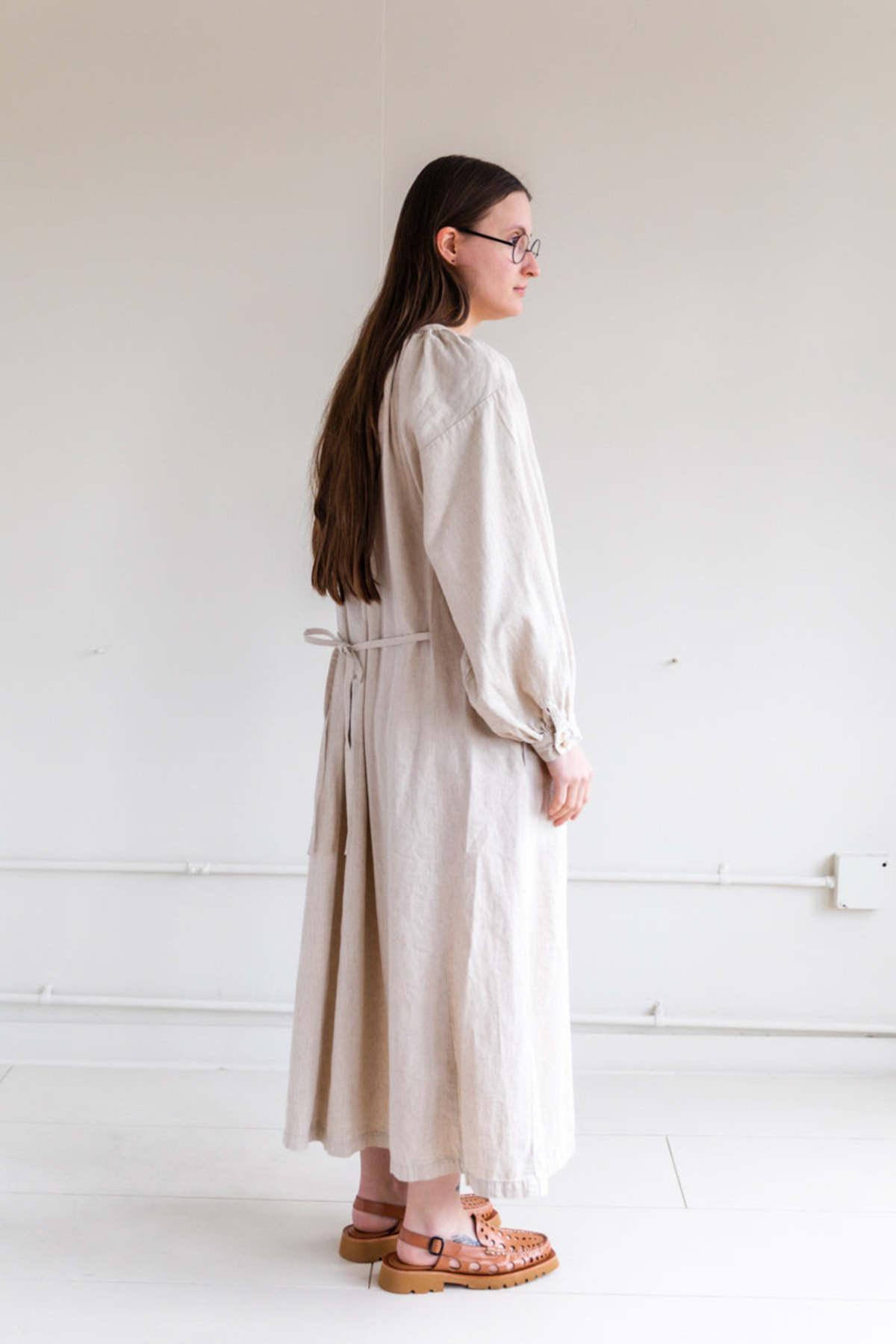 Orslow Cotton Linen Smock Dress | Garmentory