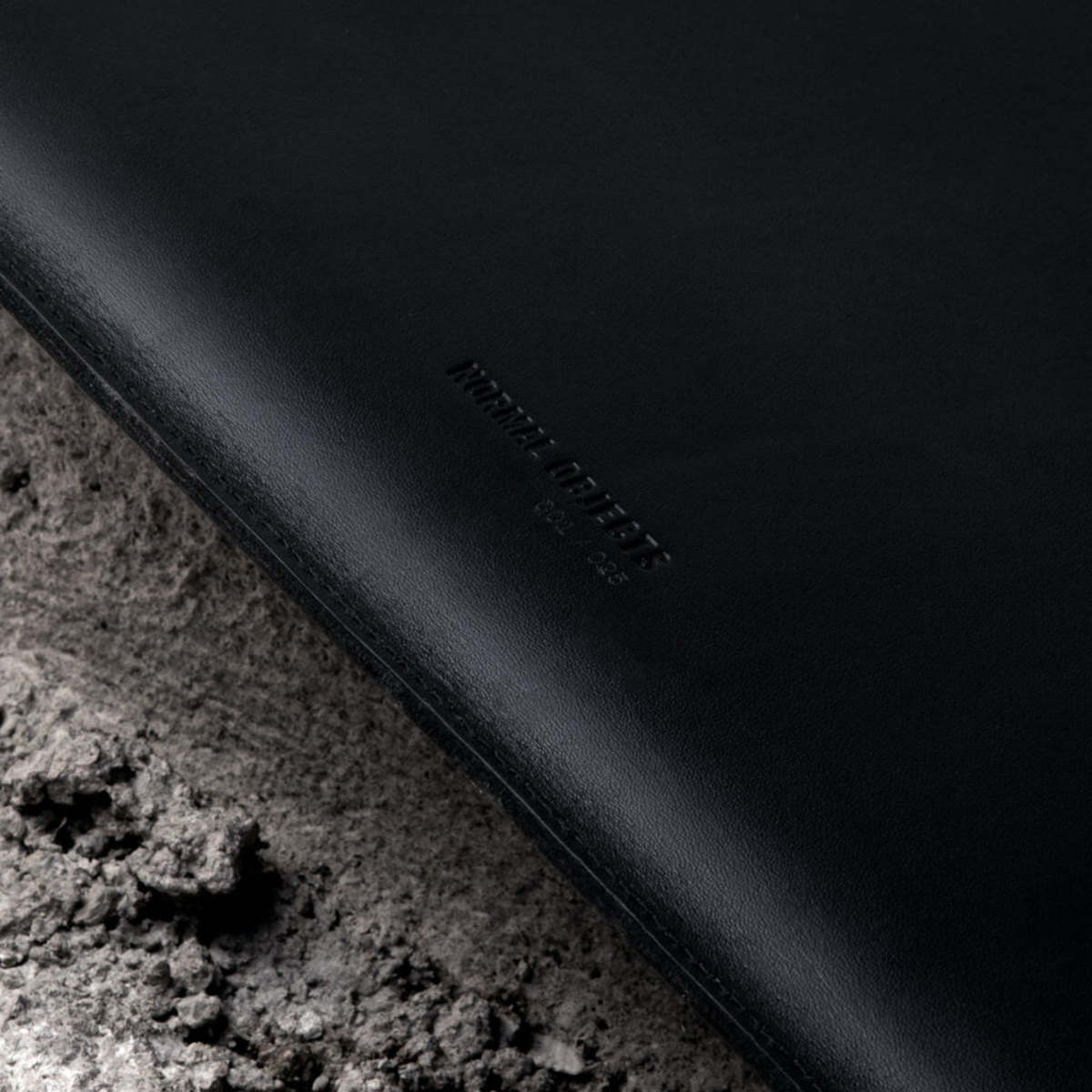 NORMAL OBJECTS NO-008 LAPTOP FOLIO - BLACK | Garmentory