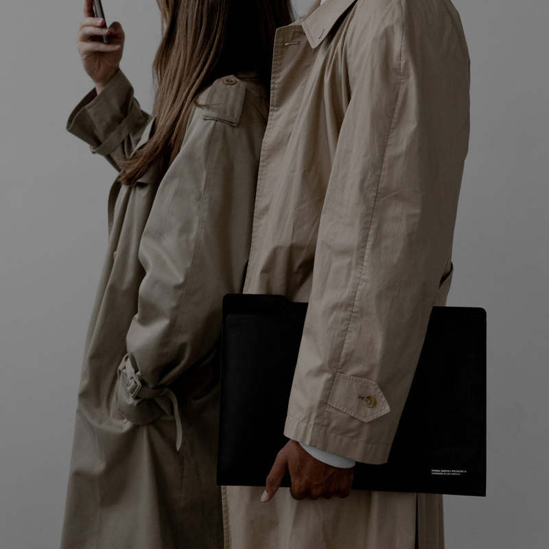 NORMAL OBJECTS NO-008 LAPTOP FOLIO - BLACK | Garmentory