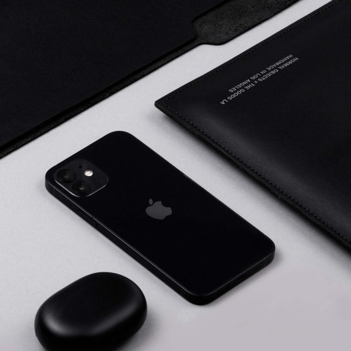 NORMAL OBJECTS NO-008 LAPTOP FOLIO - BLACK | Garmentory