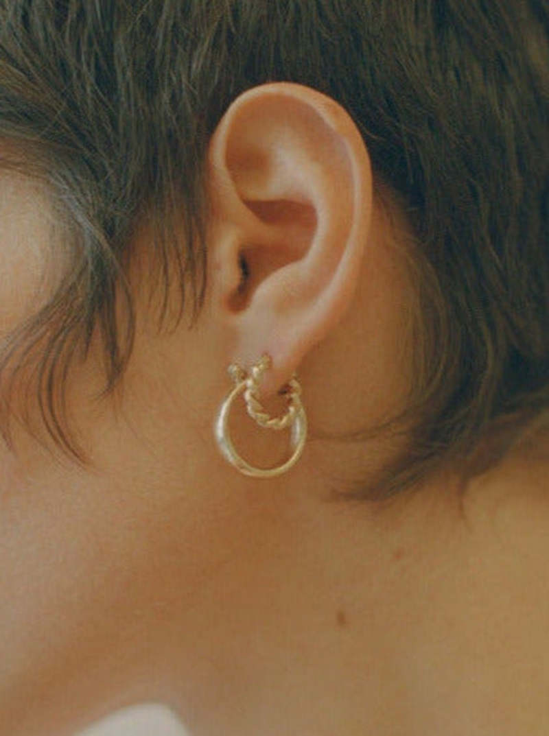 Laura lombardi mini twist hoops store