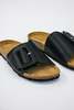 "INTENTIONALLY __________." Clarice Sandal - Black | Garmentory