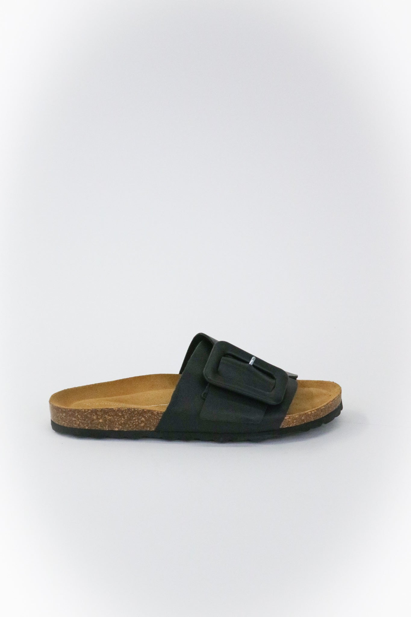 "INTENTIONALLY __________." Clarice Sandal - Black | Garmentory