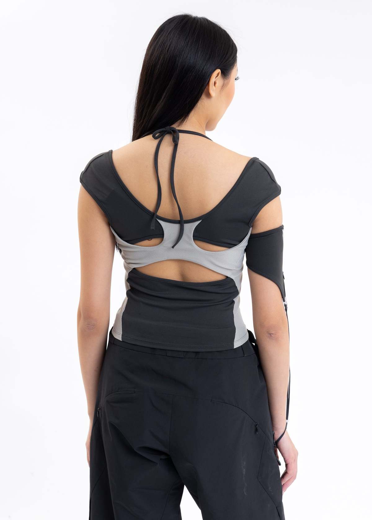 Hyein Seo HALTER RACER TOP - Navy | Garmentory