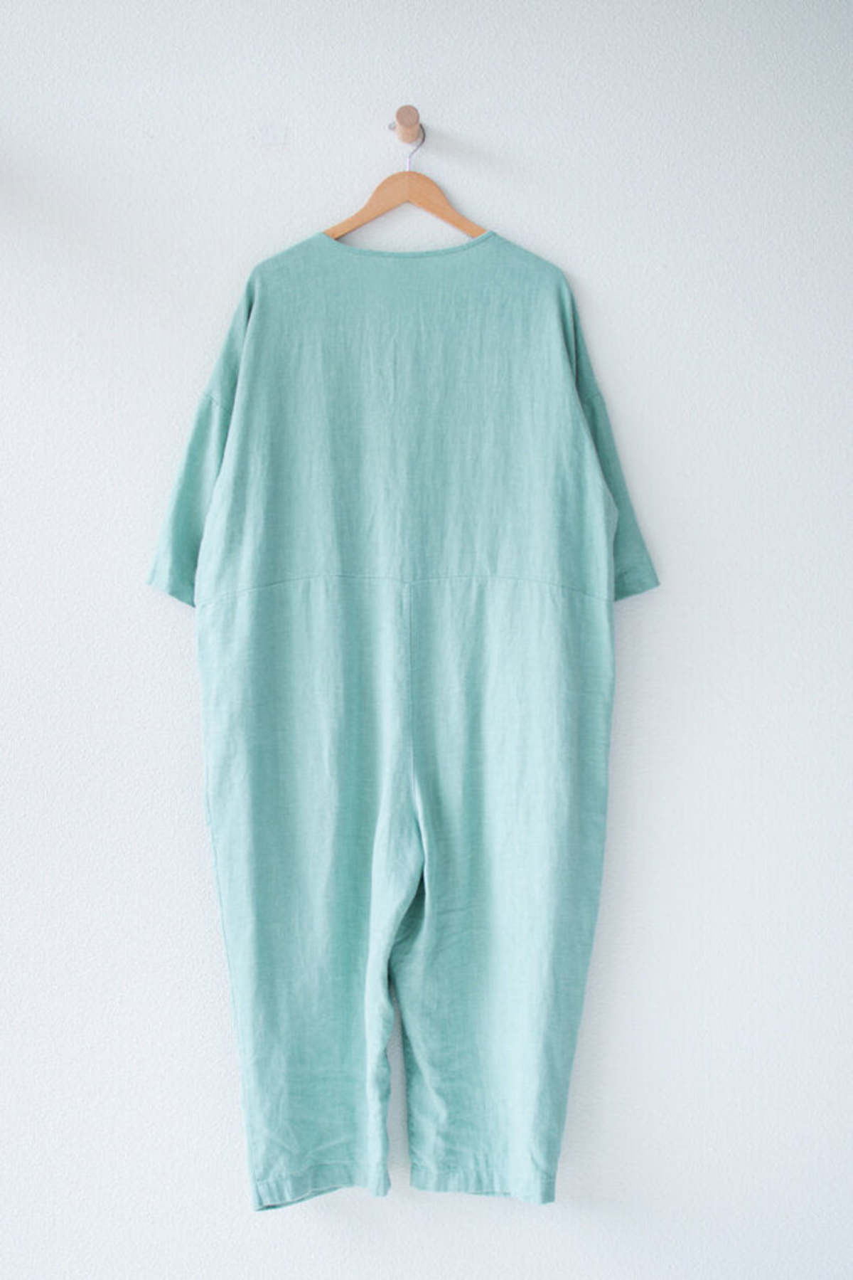 Beaton Linen Jumpsuit - Mint Green | Garmentory